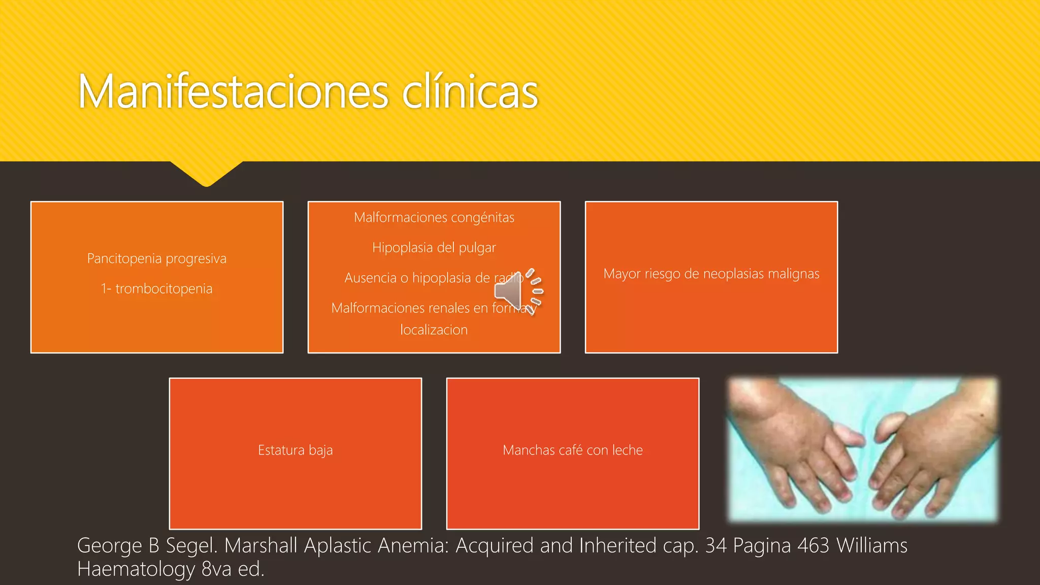 Aplasia medular adquirida y congenita | PPT