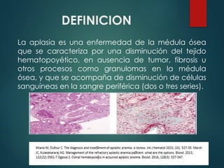 APLASIA MEDULAR hematologia diaposi.pptx