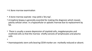 APLASTIC ANAEMIA and its application .pptx
