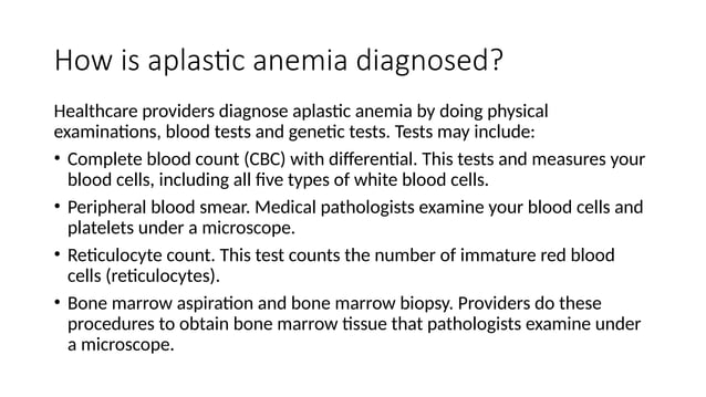 Aplastic anaemia, Anaemia of chronic disorders,.pptx