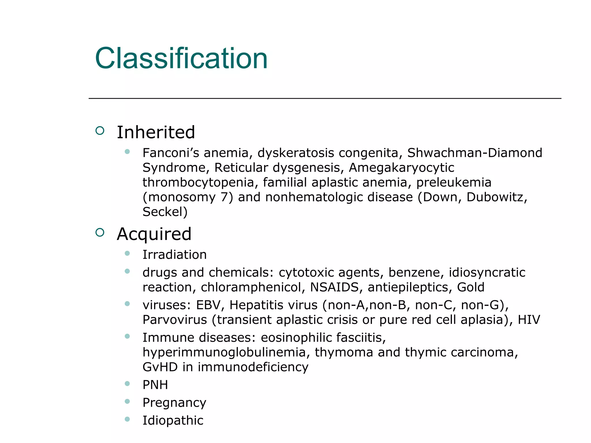 Aplastic anemia | PPT