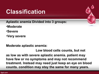 Aplastic anemia | PPT | Blood Disorders | Diseases and Conditions