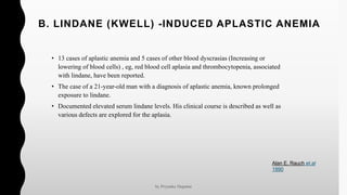 Pesticide Induced Aplastic anemia | PPTX