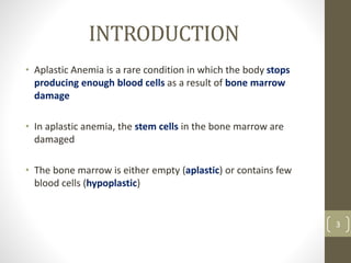Aplastic anemia | PPT