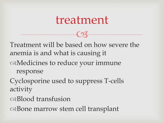aplastic anemia.pptx