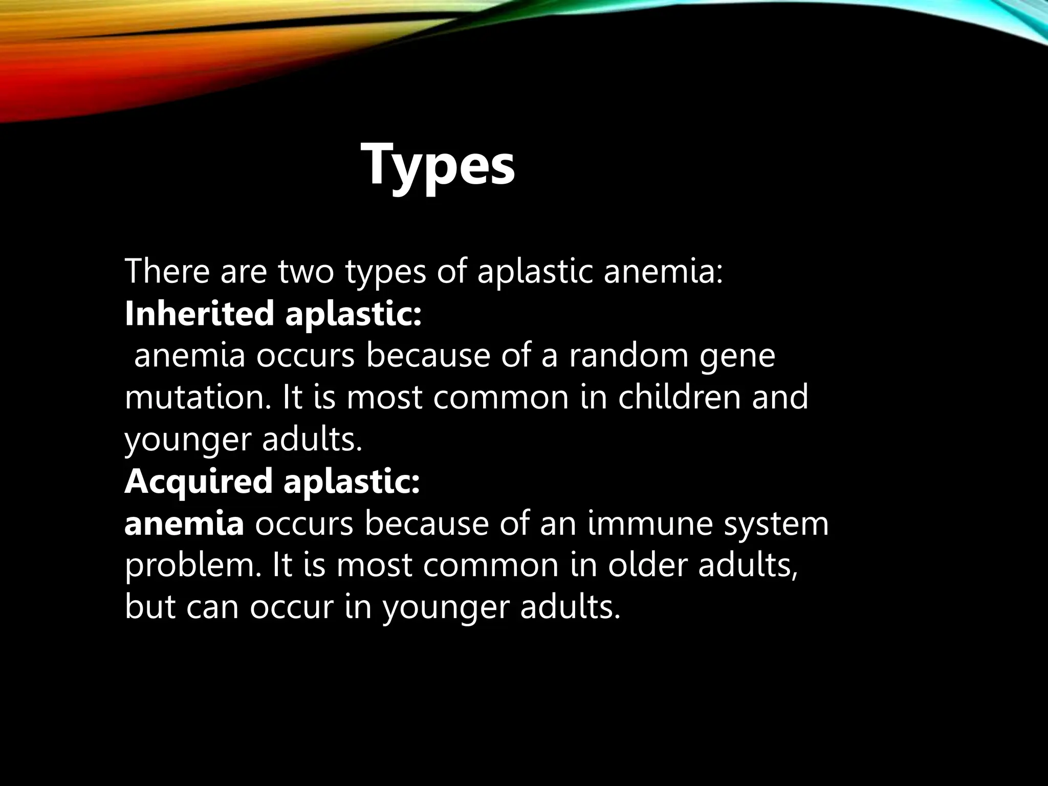 Aplastic anemia SlideShare pdf ppt book AHN | PPTX