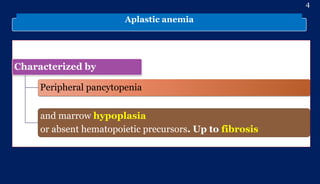 Aplastic anemia (aa) | PPT