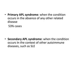 APLA Syndrome.pptx