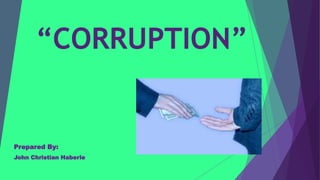 Applied Economics report (corruption) | PPT | Free Download