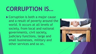 Applied Economics report (corruption) | PPT