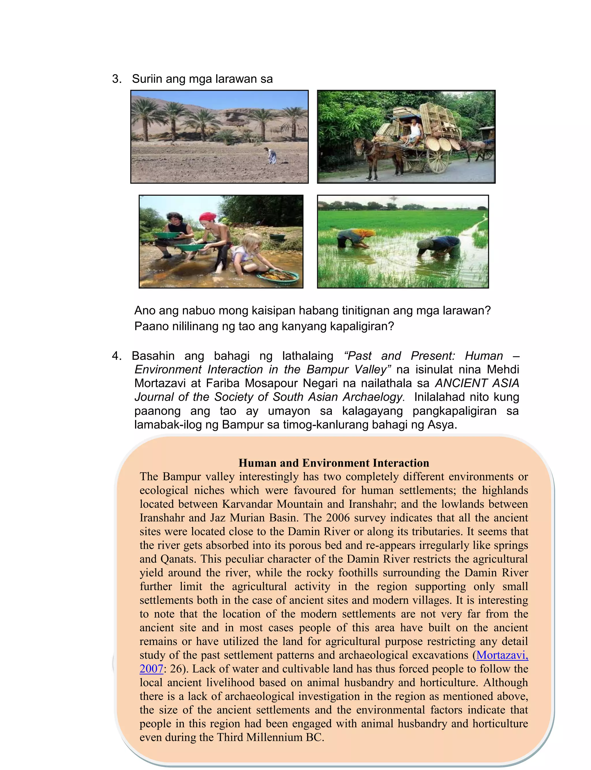 K to 12 - Grade 8 Araling Palipunan Learner Module | PDF