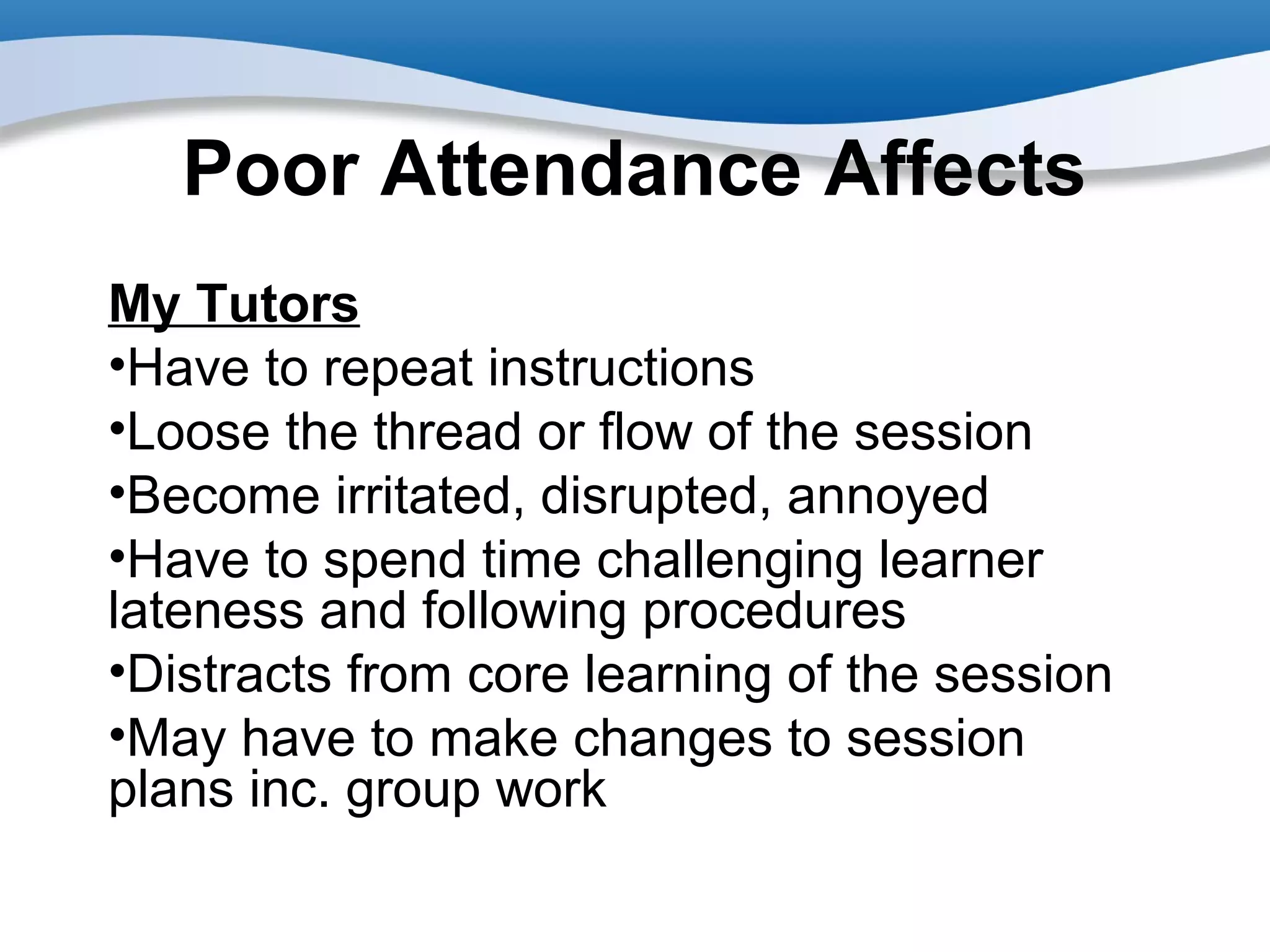 Attendance Matters! | PPT