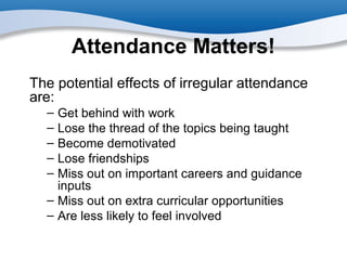 Attendance Matters! | PPT