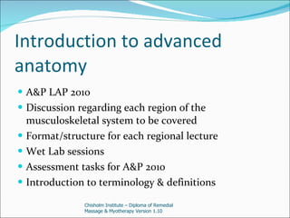 A&p lesson 1 introduction | PPT