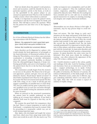 physical examination of orthopaedic patient | PDF