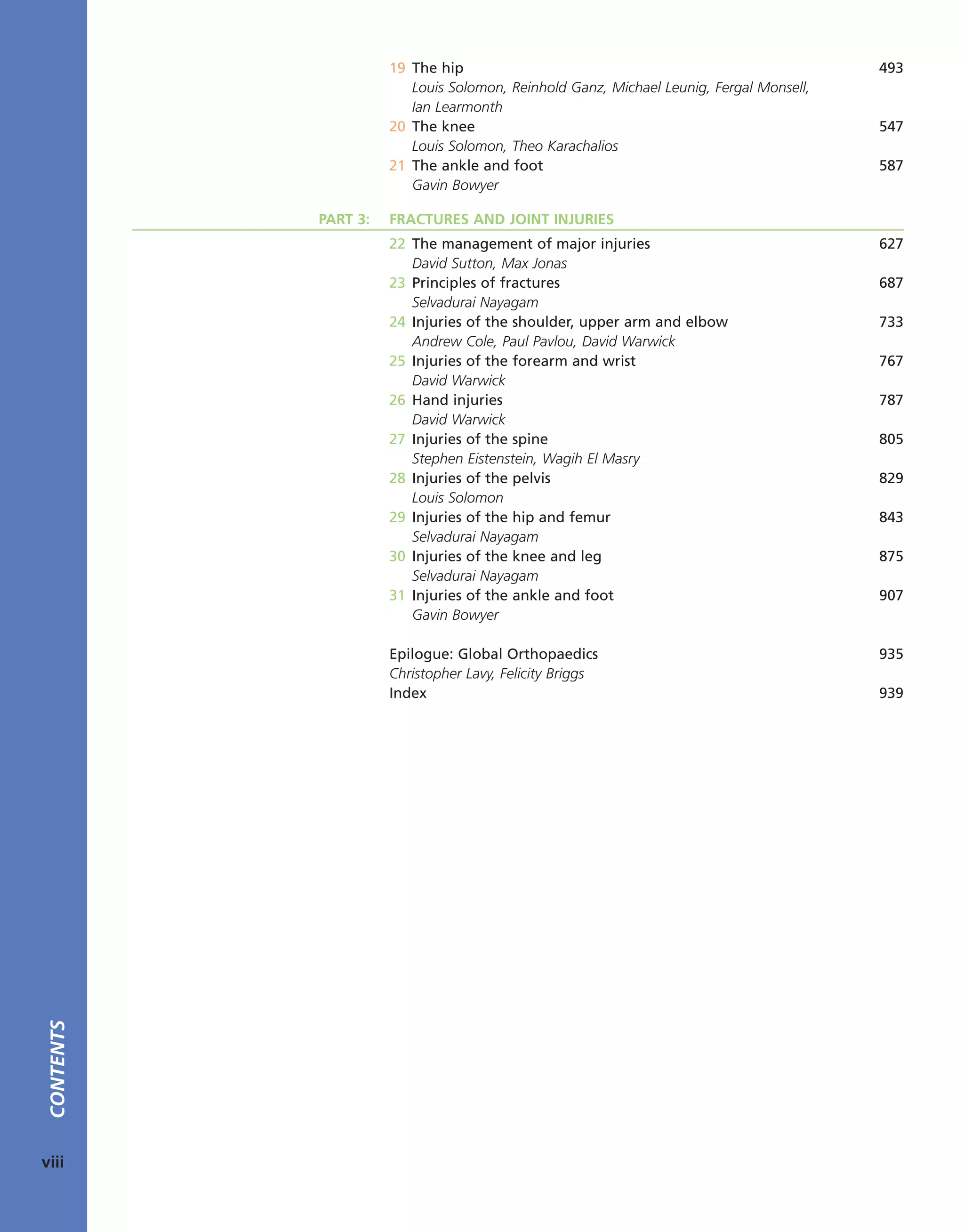 Apley's system of orthopaedics and fractures 9th ed | PDF