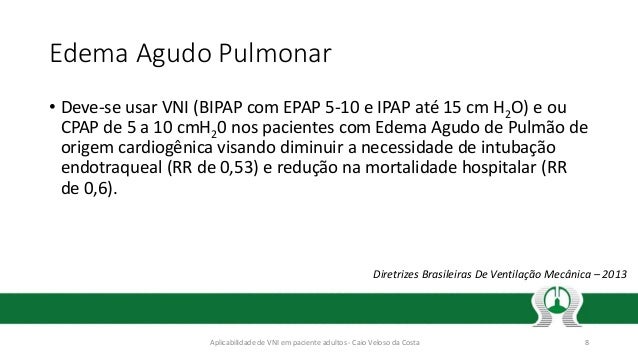 Aplicabilidade de vni em pacientes adultos