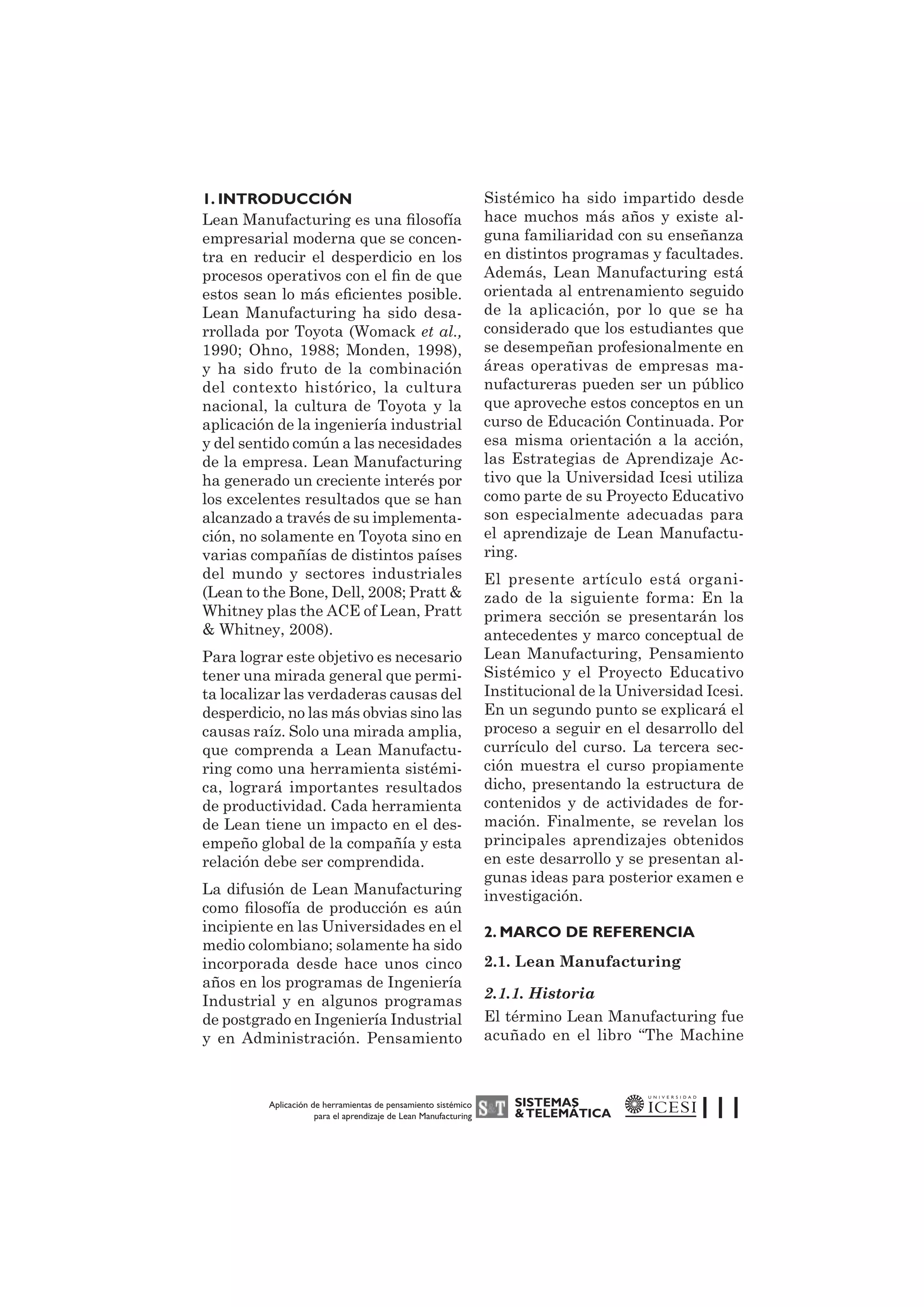 Aplicación de herramientas del lean manufacturing | PDF | Mechanical ...