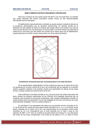 Aplicación de la proyección estereográfica en minería | PDF