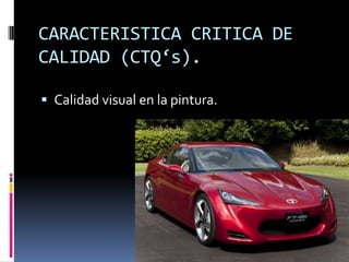 Aplicación de six sigma | PPTX