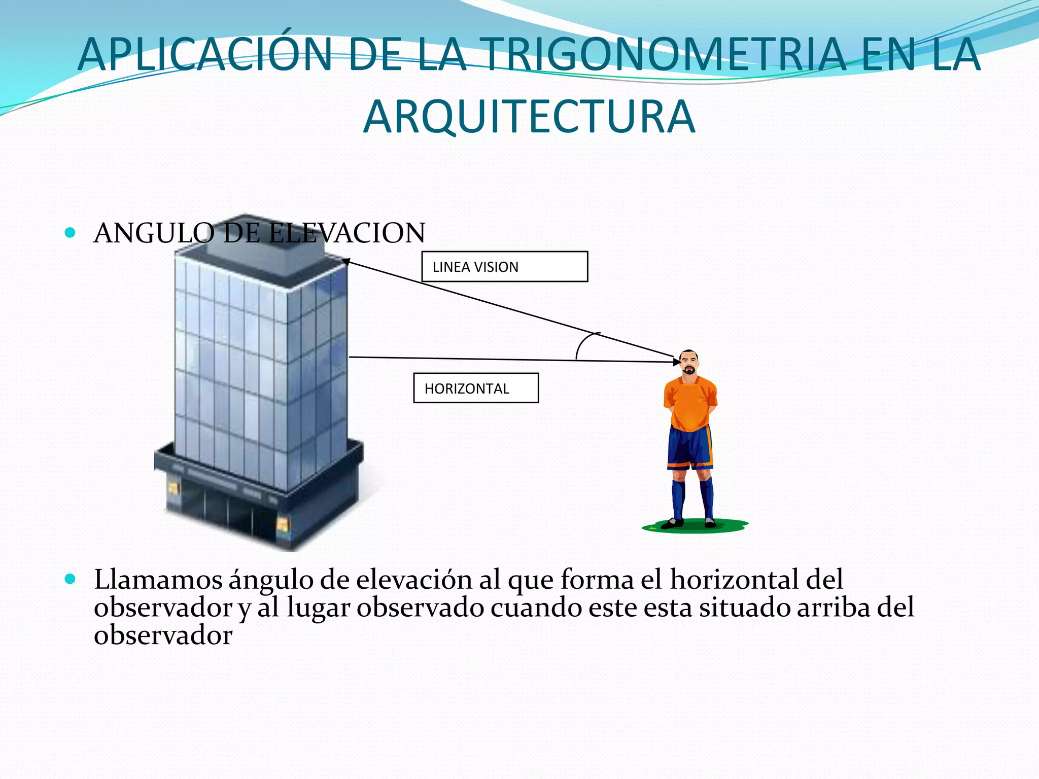 Aplicación de trigonometria | PPTX