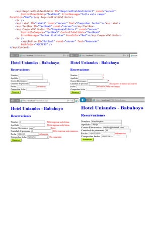 Aplicación web de reserva | PDF