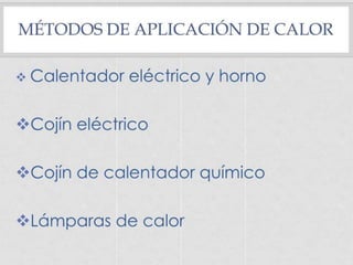 APLICACION DE FRIO Y CALOR NJKDCHUDY78998IJNC | PPTX