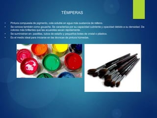 APLICACIÓN DE LAS DIFERENTES TÉCNICAS DEL DIBUJO Y EL COLOR | PPTX