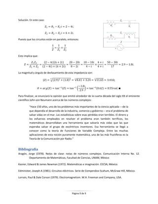 Aplicaciones de los números complejos | PDF