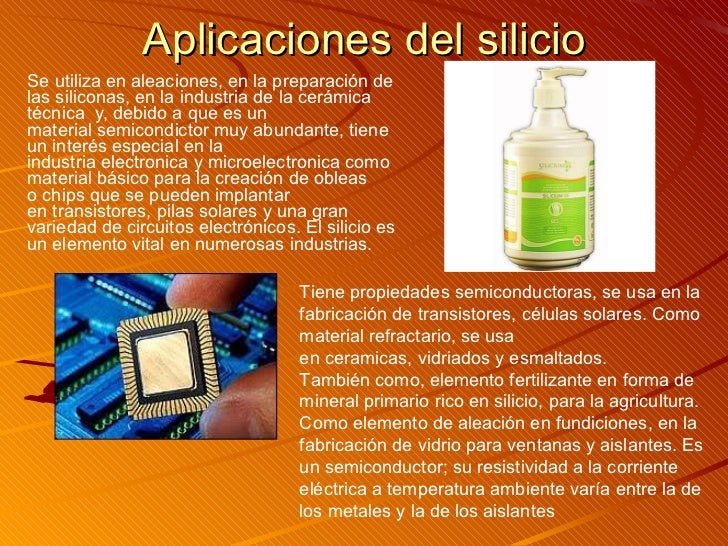 Silicio Propiedades - Read Learn Repeat
