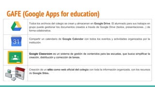 Aplicaciones educativas de google para la gestión directiva escolar ...