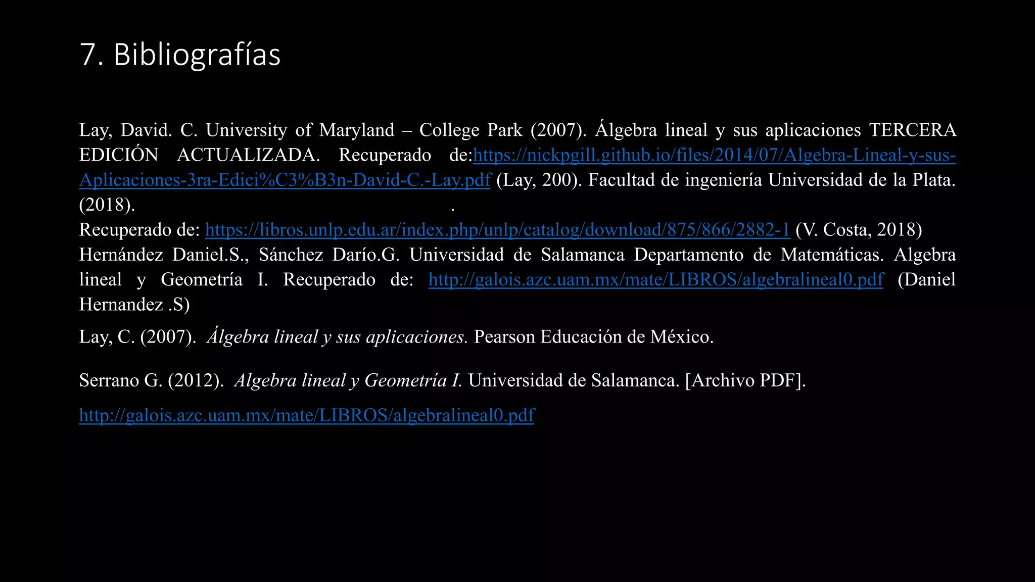 Aplicaciones y subespacios y subespacios vectoriales en la | PPTX