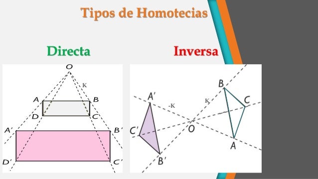 Homotecias en la geometria