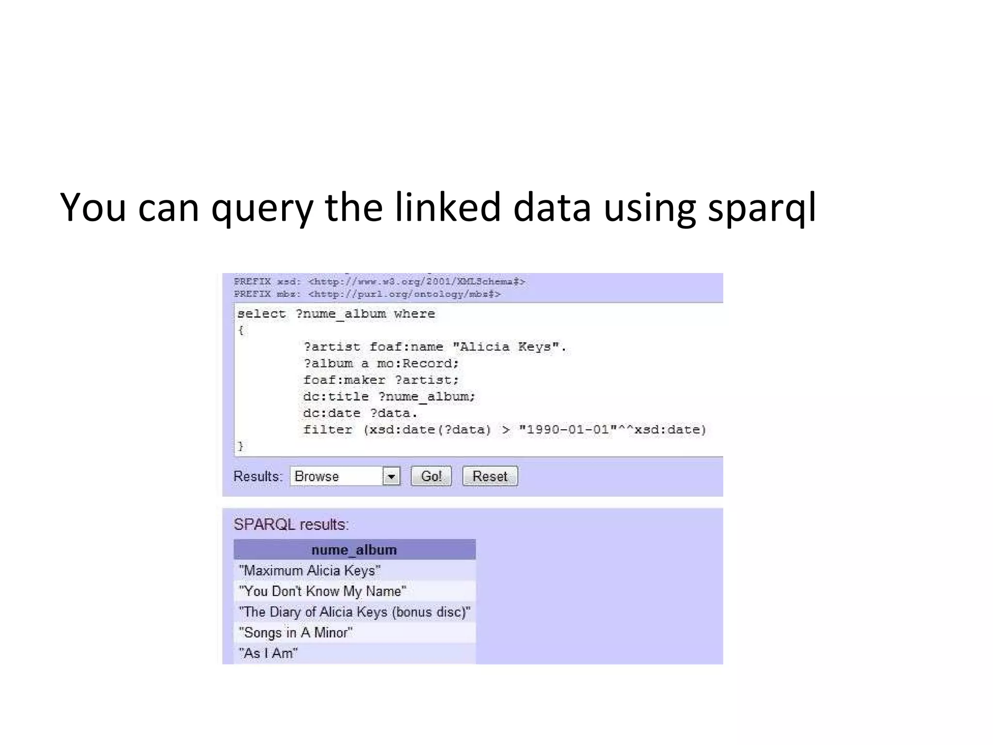 Aplicații Web Semantice - Descriere Proiect | PPT | Databases | Computer Software and Applications