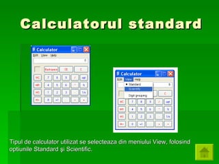 Aplicatia Calculator | PPT
