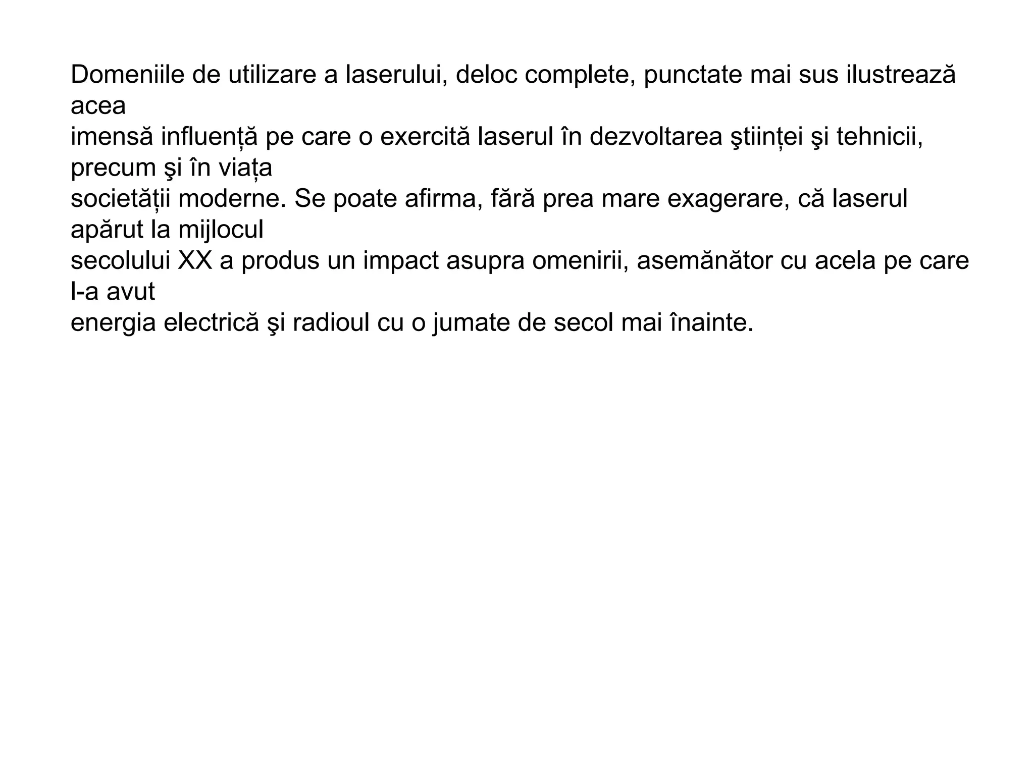 Aplicatii Ale Laserelor | PPT