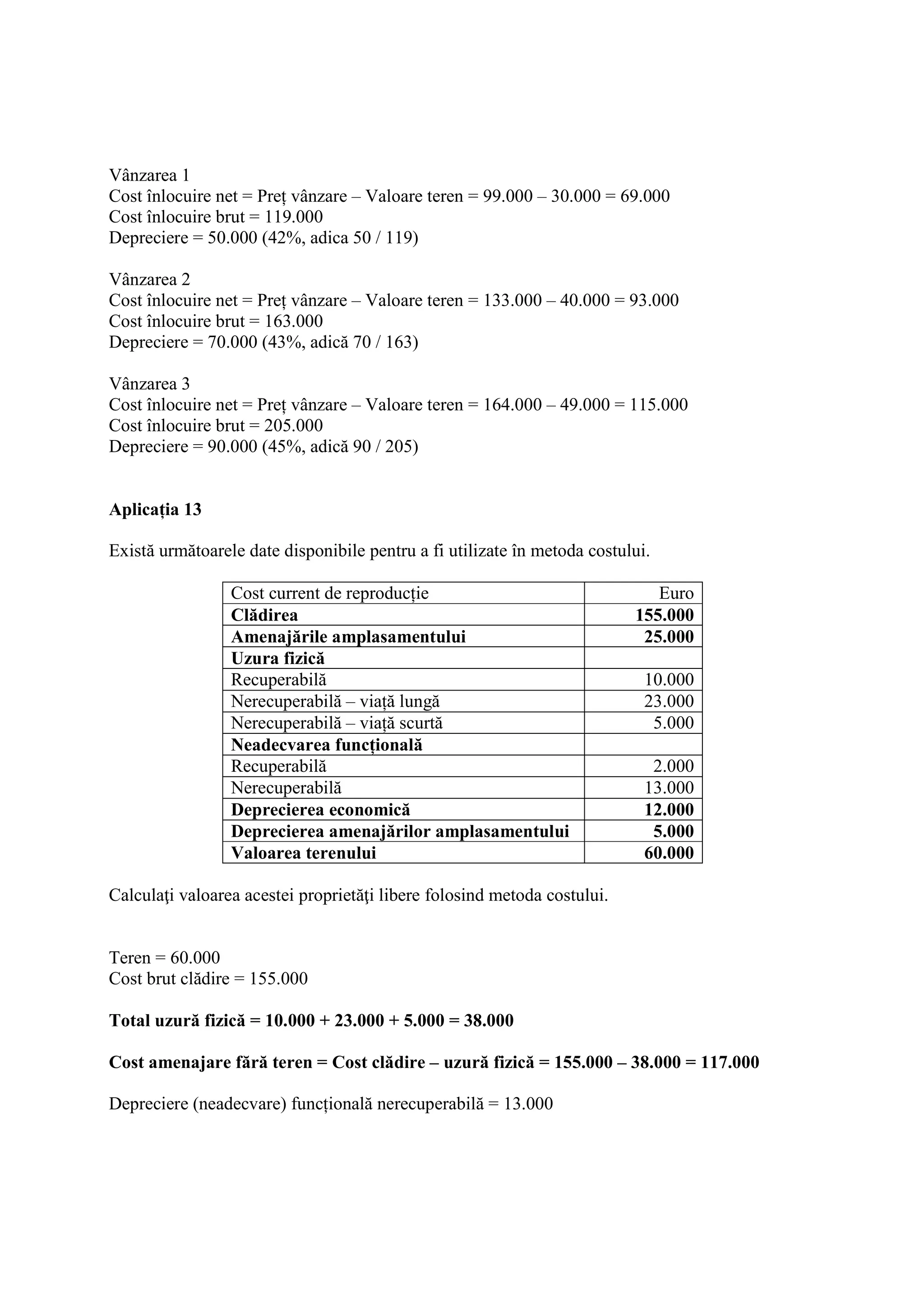 Aplicatii abordare cost cu rezolvari | PDF