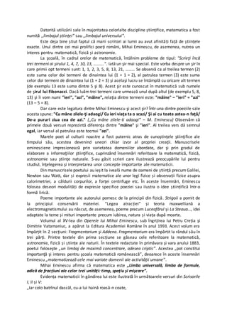 Aplicatii ale matematicii in literatura | DOCX