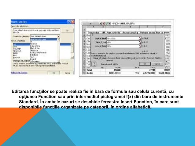 Aplicatii excel | PPTX