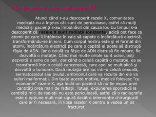 Aplicatii radiatiile x | PPTX