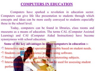 Aplication of comp | PPT