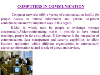 Aplication of comp | PPT