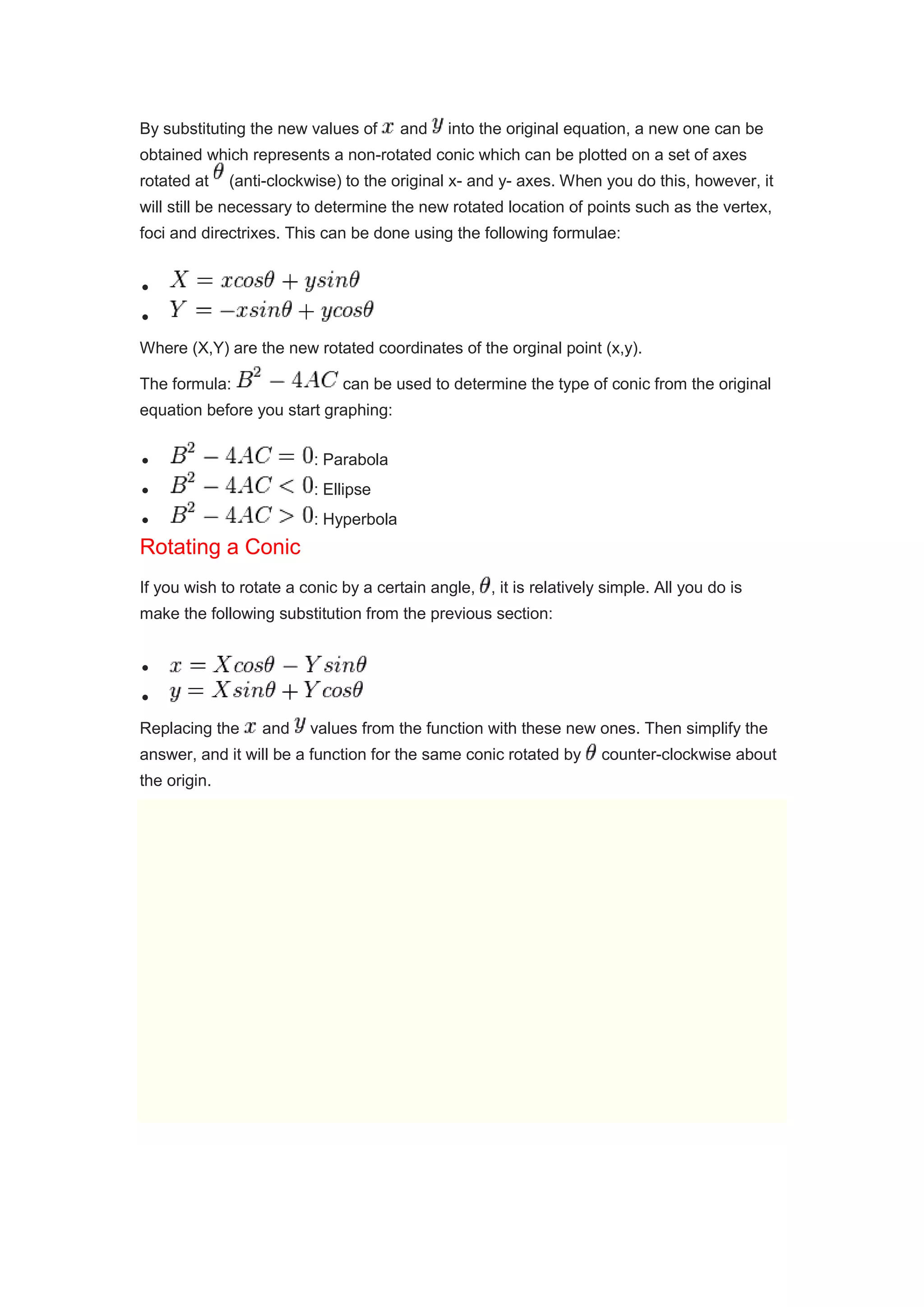applications of ellipses & Hyperbolas | PDF