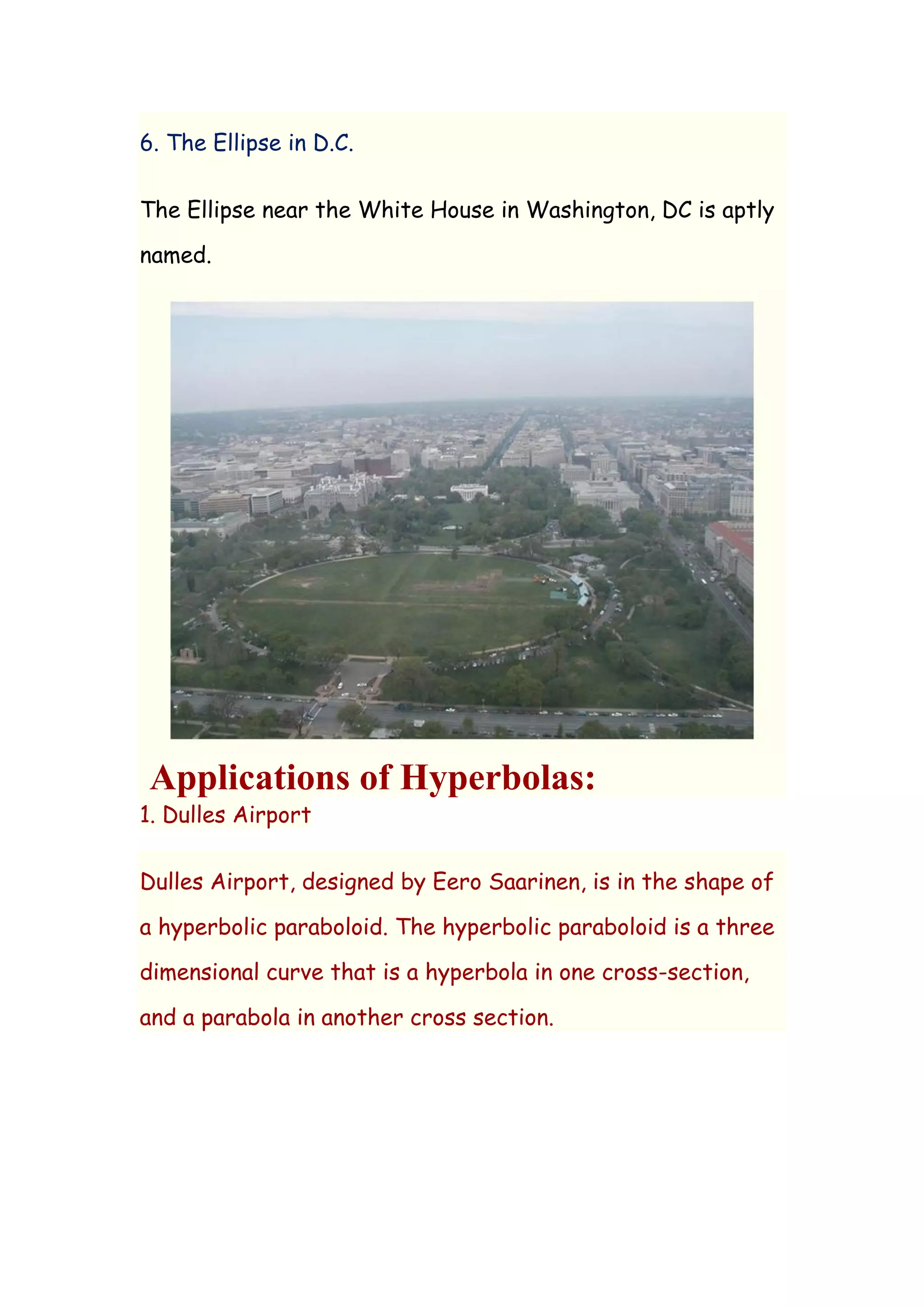 applications of ellipses & Hyperbolas | PDF