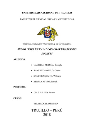 juego-utilizando-sockets | PDF