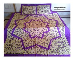 Best Aplic Work Bed Sheets Designs Collection | PPT | Free Download