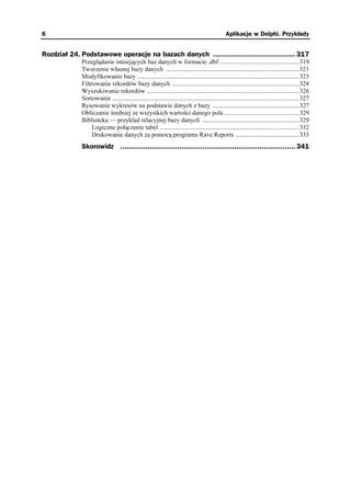 Aplikacje w Delphi. Przykłady. Wydanie II | PDF