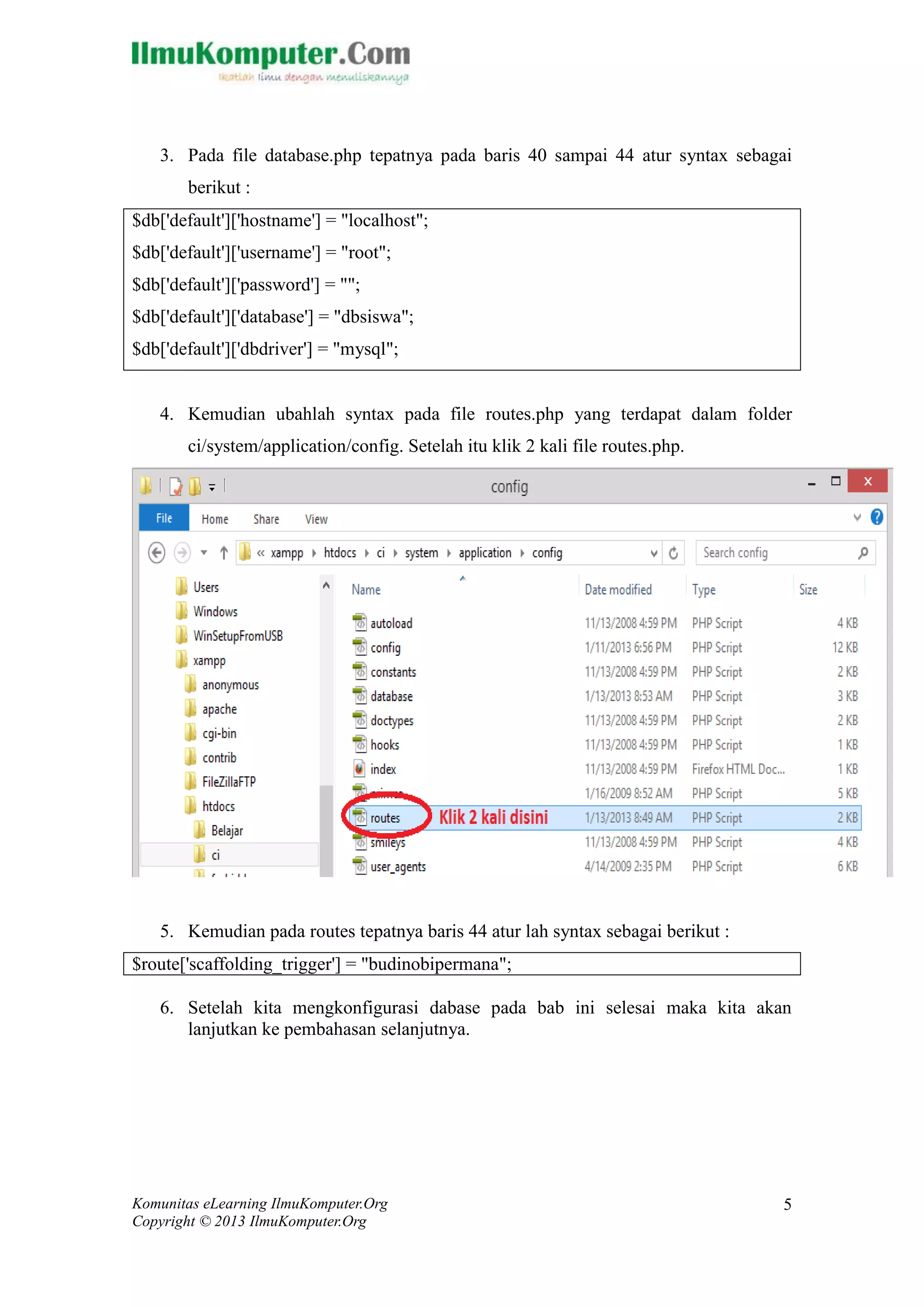 Aplikasi crud-menggunakan-framework-codeigniter-dengan-teknik-scaffolding | PDF
