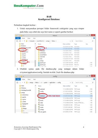 Aplikasi crud-menggunakan-framework-codeigniter-dengan-teknik-scaffolding | PDF