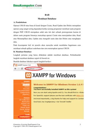 Aplikasi crud-sederhana-dengan-php-dan-my sql | PDF